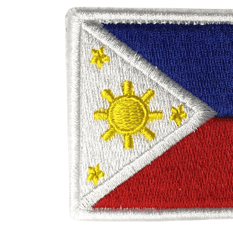 Embroidered Philippines Flag Patch