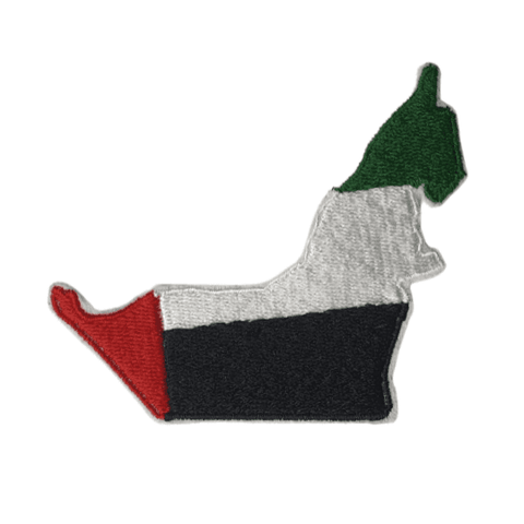 UAE Map Embroidered Patch